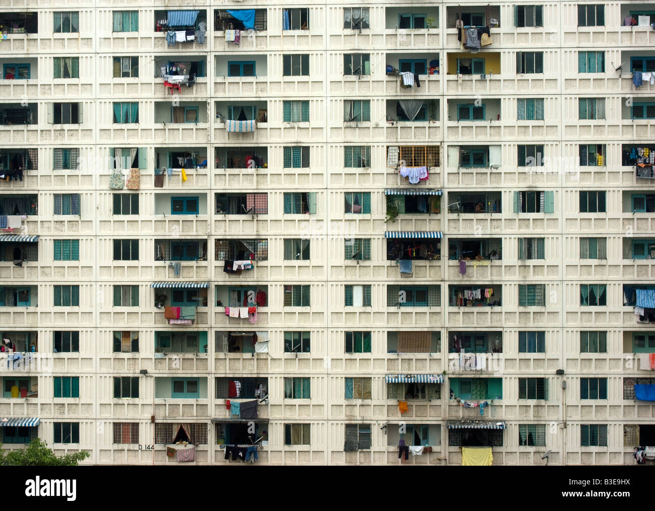 Crowded apartment blocks can be seen around Kuala Lumpur, Malaysia ...