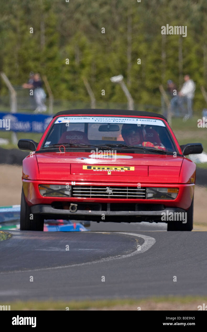 Ferrari Mondial t Didier Benaroya Knockhill Fife Scotland 2008 Stock ...