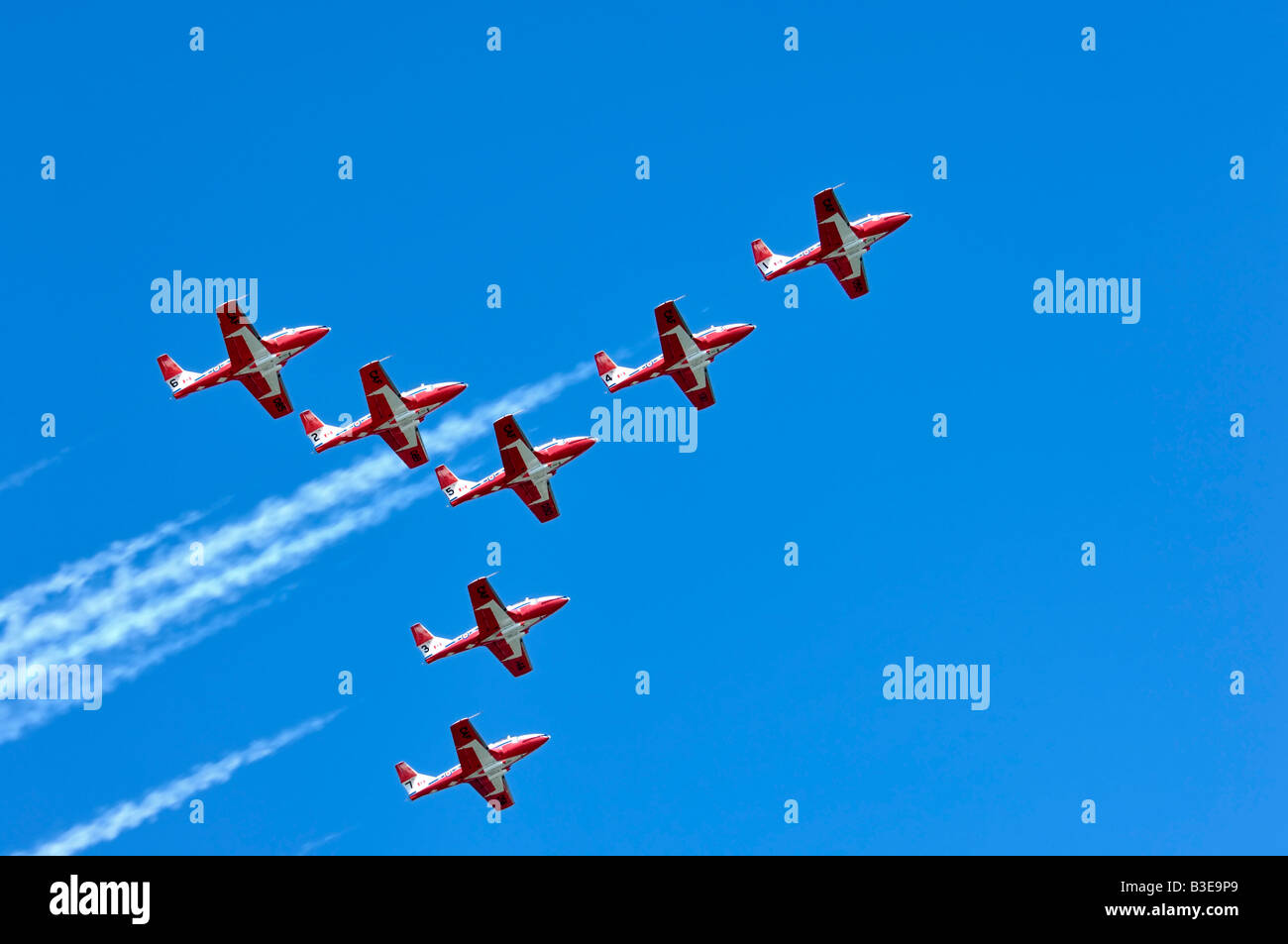 Aerobatics at Air Show Stock Photo - Alamy