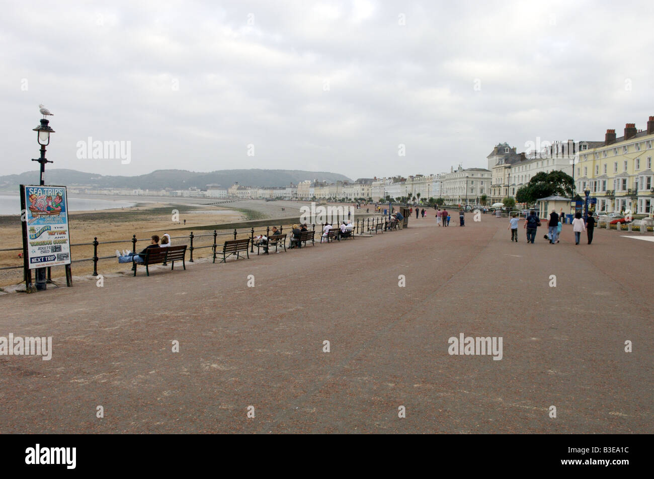 Llandudno Promenade, North Wales Stock Photo - Alamy