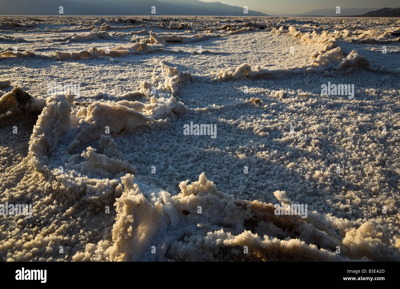 Salt pan at Badwater, Death Valley Stock Photo - Alamy