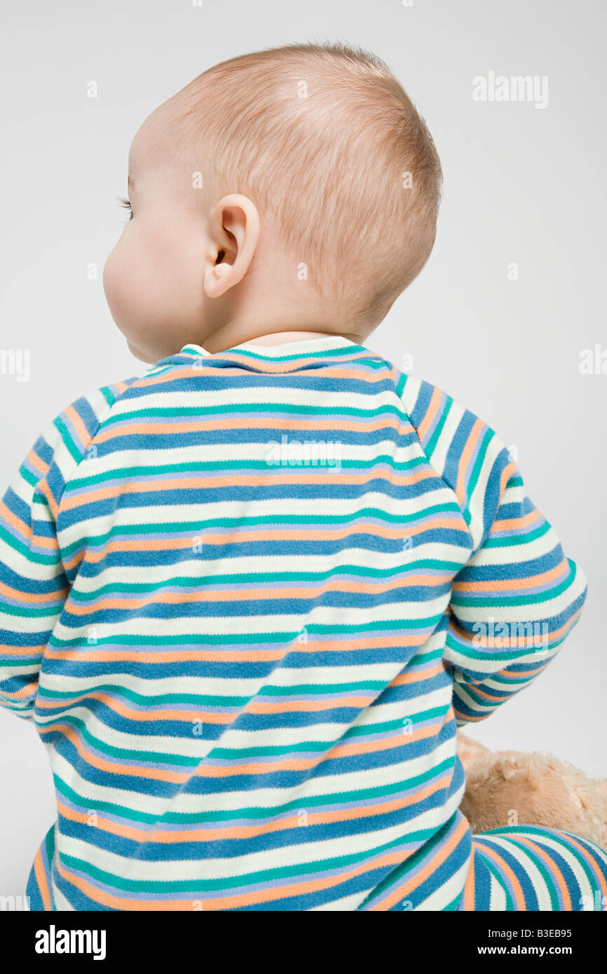 Rear view of a baby boy Stock Photo - Alamy
