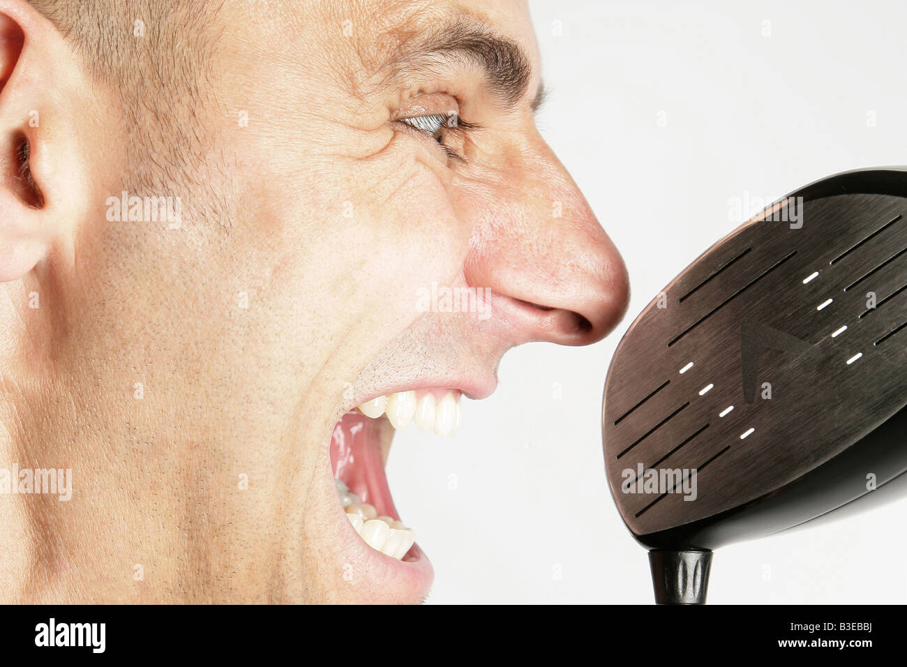 Angry golfer hi-res stock photography and images - Alamy