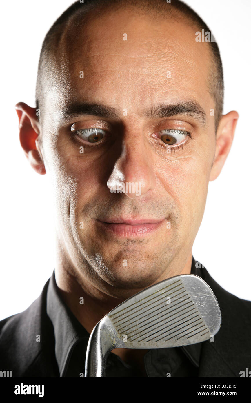 Bog eyed golfer hi-res stock photography and images - Alamy