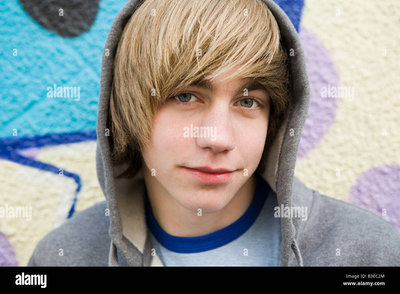 Portrait of a teenage boy Stock Photo - Alamy