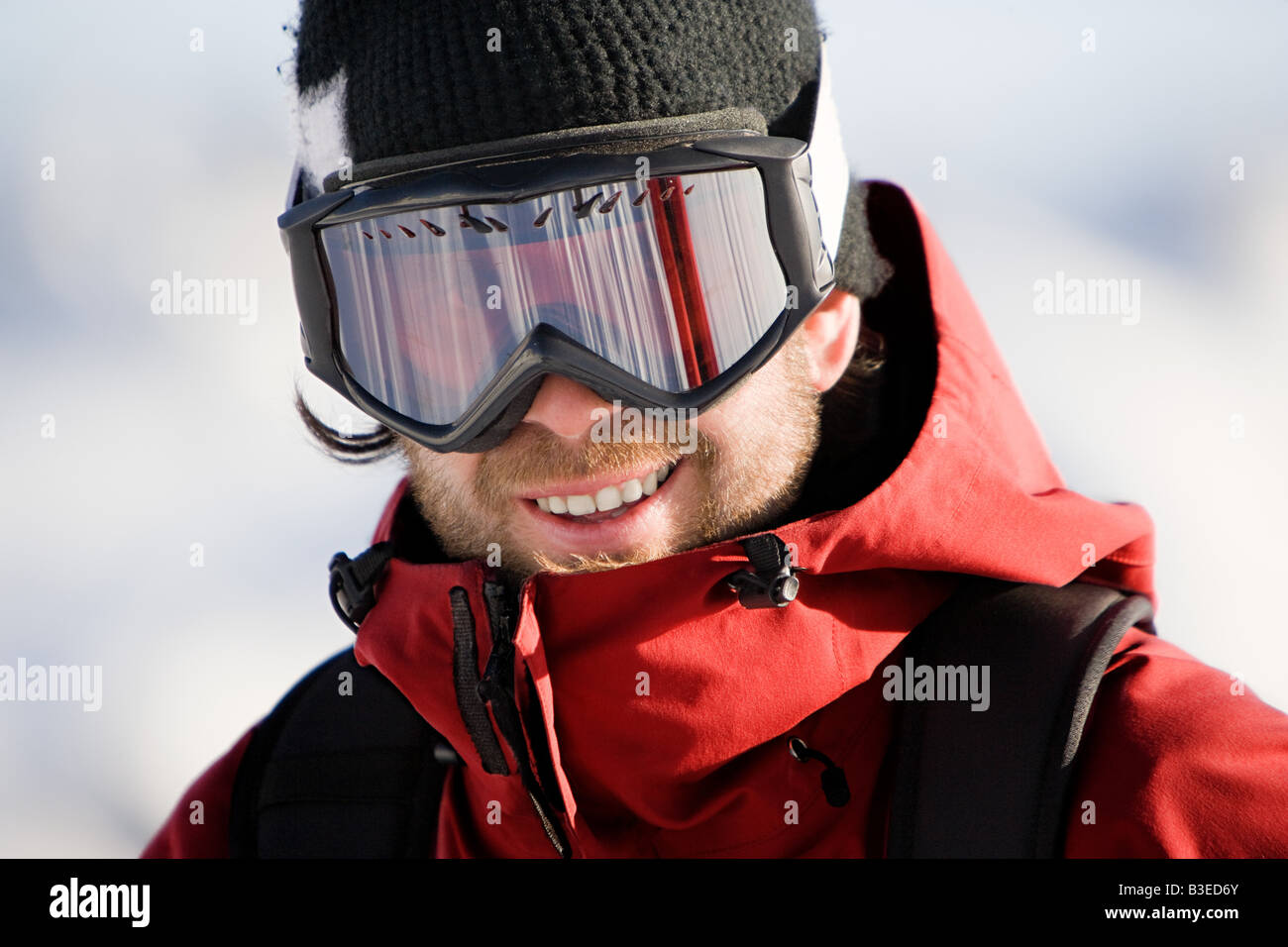 Portrait of a man wearing a ski mask Stock Photo - Alamy