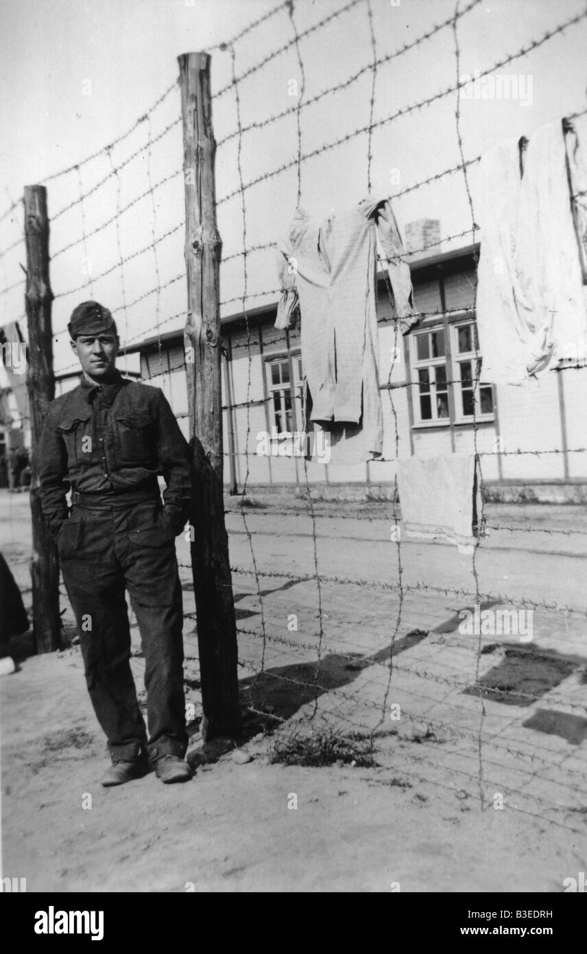 Irish POW, Stalag IIIA / WWII / 1940 Stock Photo - Alamy