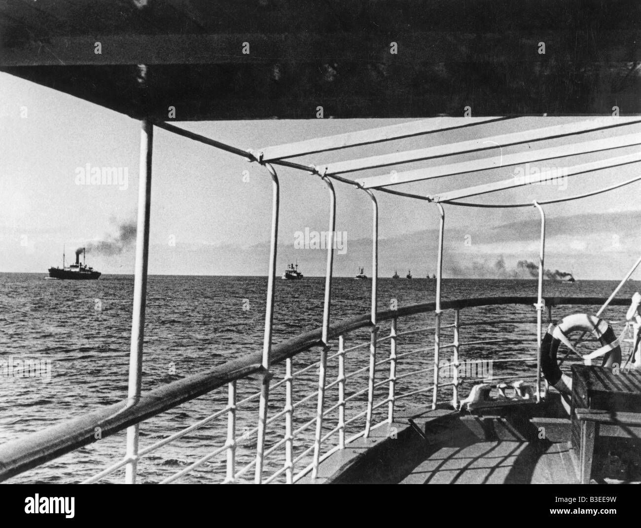 German convoy on the Norwegian coast Stock Photo - Alamy