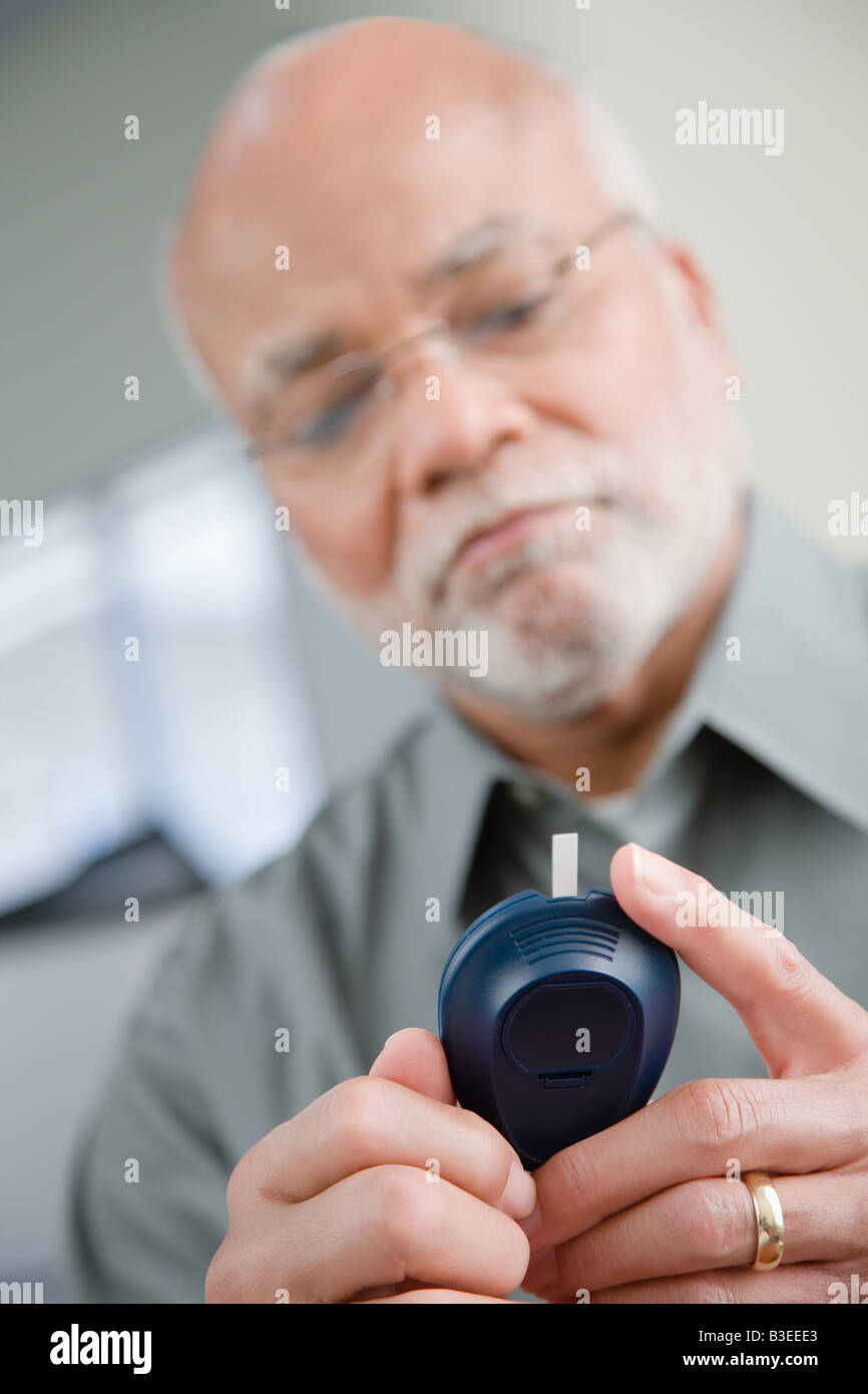 Blood glucose testing hi-res stock photography and images - Alamy