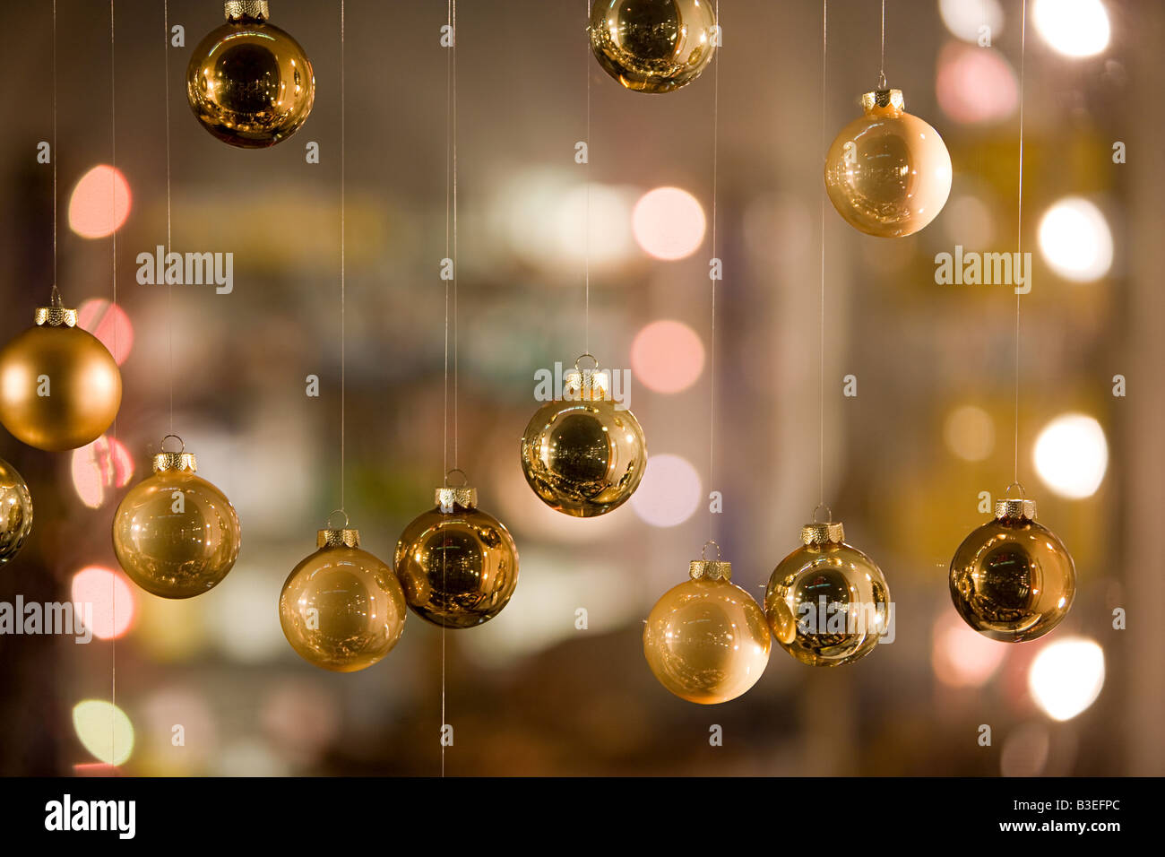 String of baubles hi-res stock photography and images - Alamy