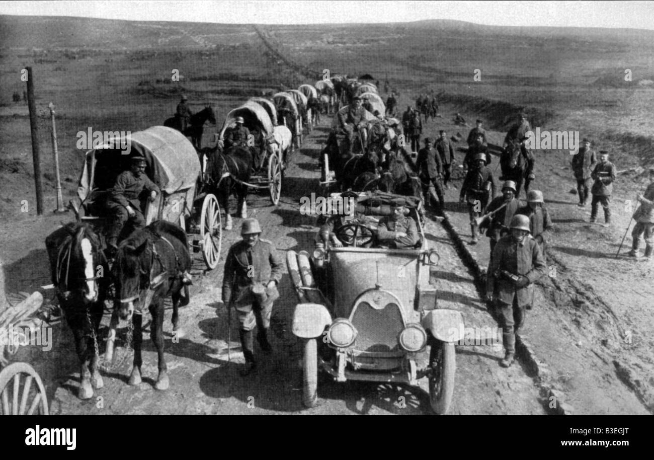 events, First World War / WWI, Western Front, German spring offensive ...