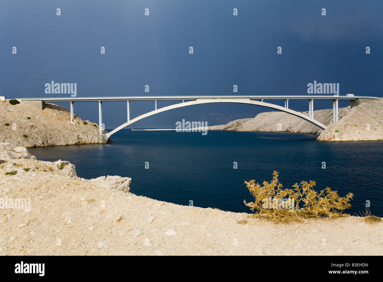 Pag bridge to the mainland hi-res stock photography and images - Alamy
