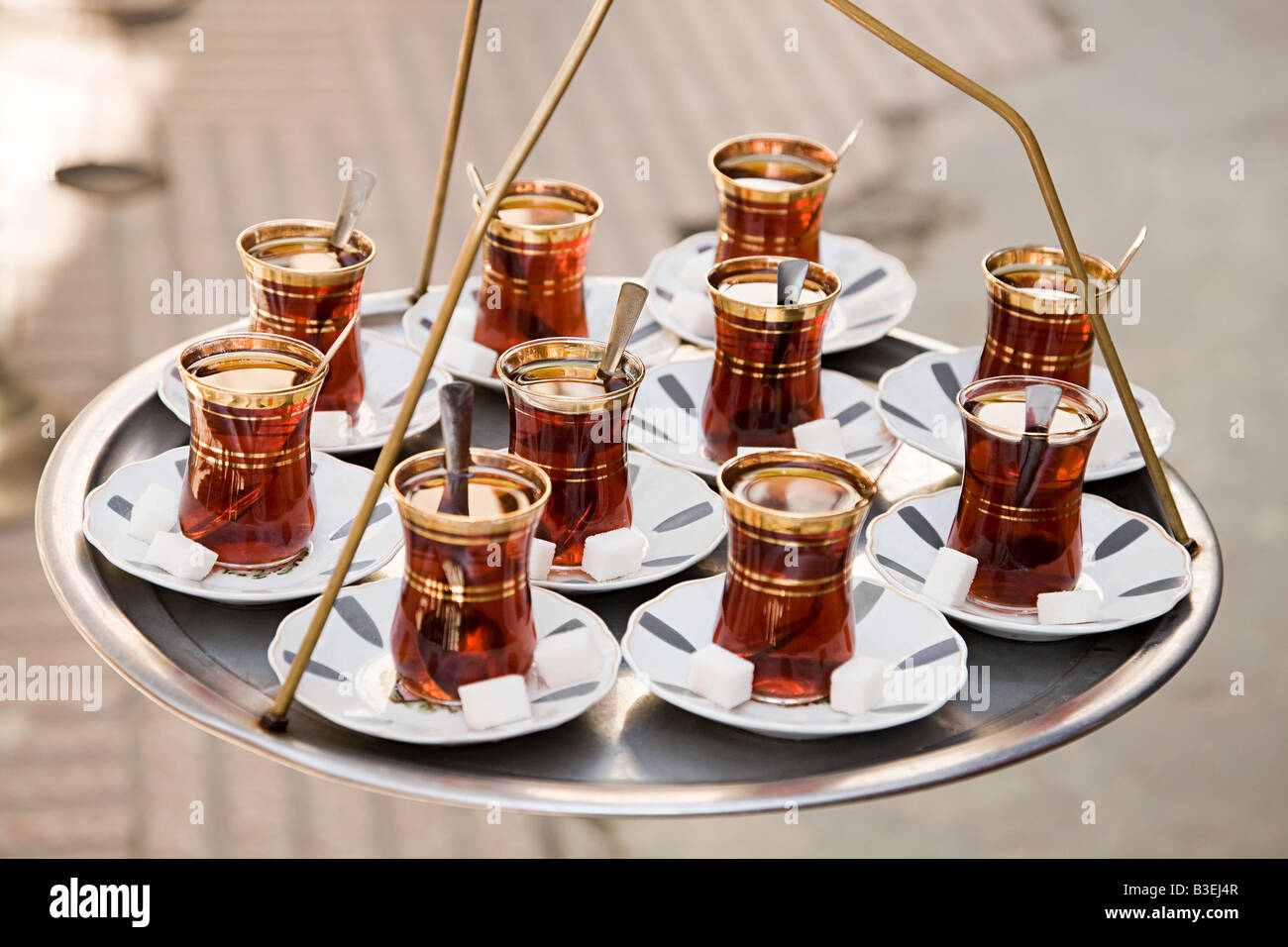 Cups of apple tea Stock Photo - Alamy