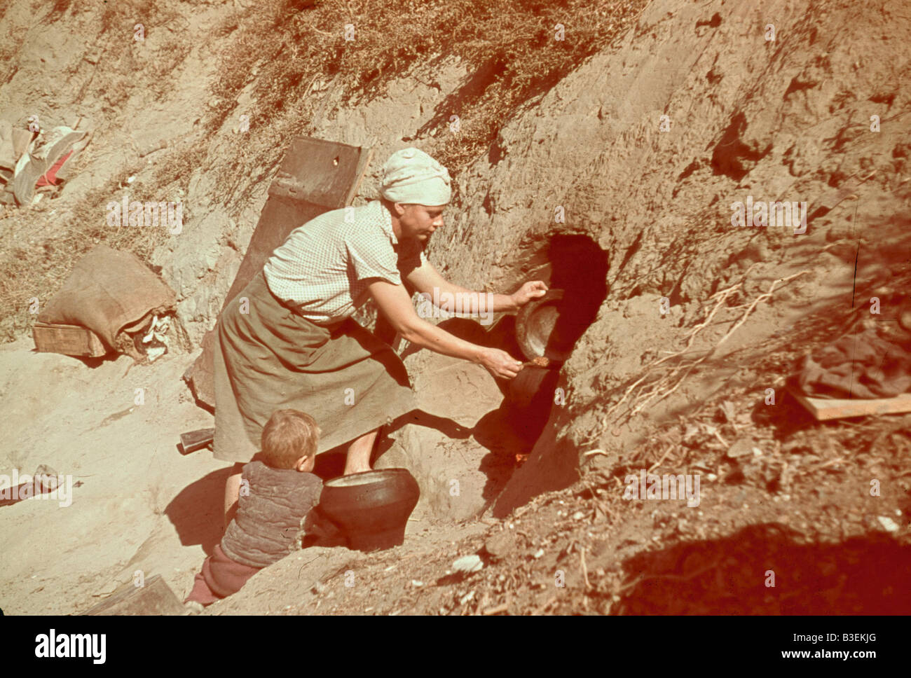 Woman at Stove/Stalingrad/1942 Stock Photo - Alamy