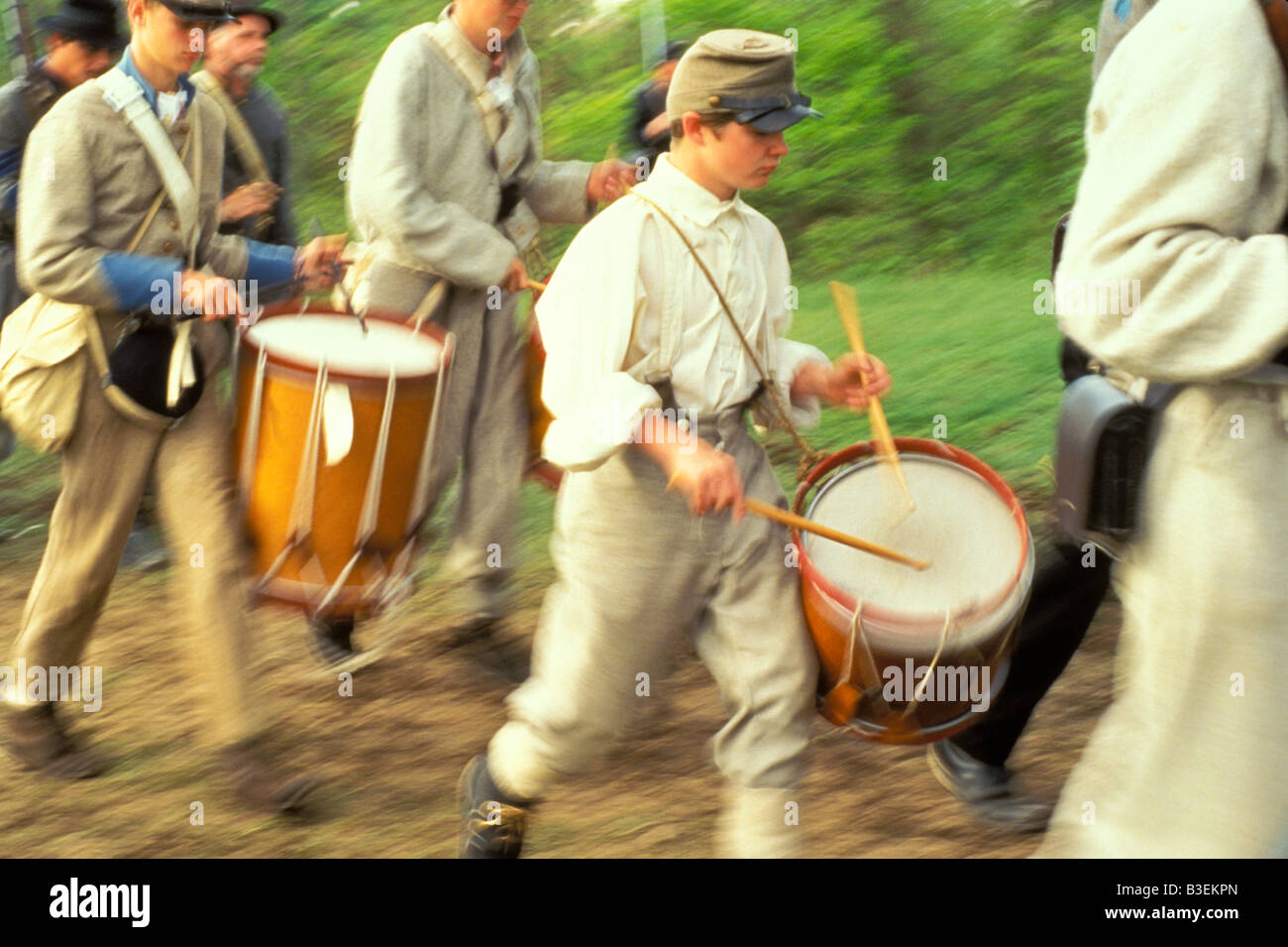 ARKANSAS Reenactment in the civil war Battle of Pea Ridge National ...