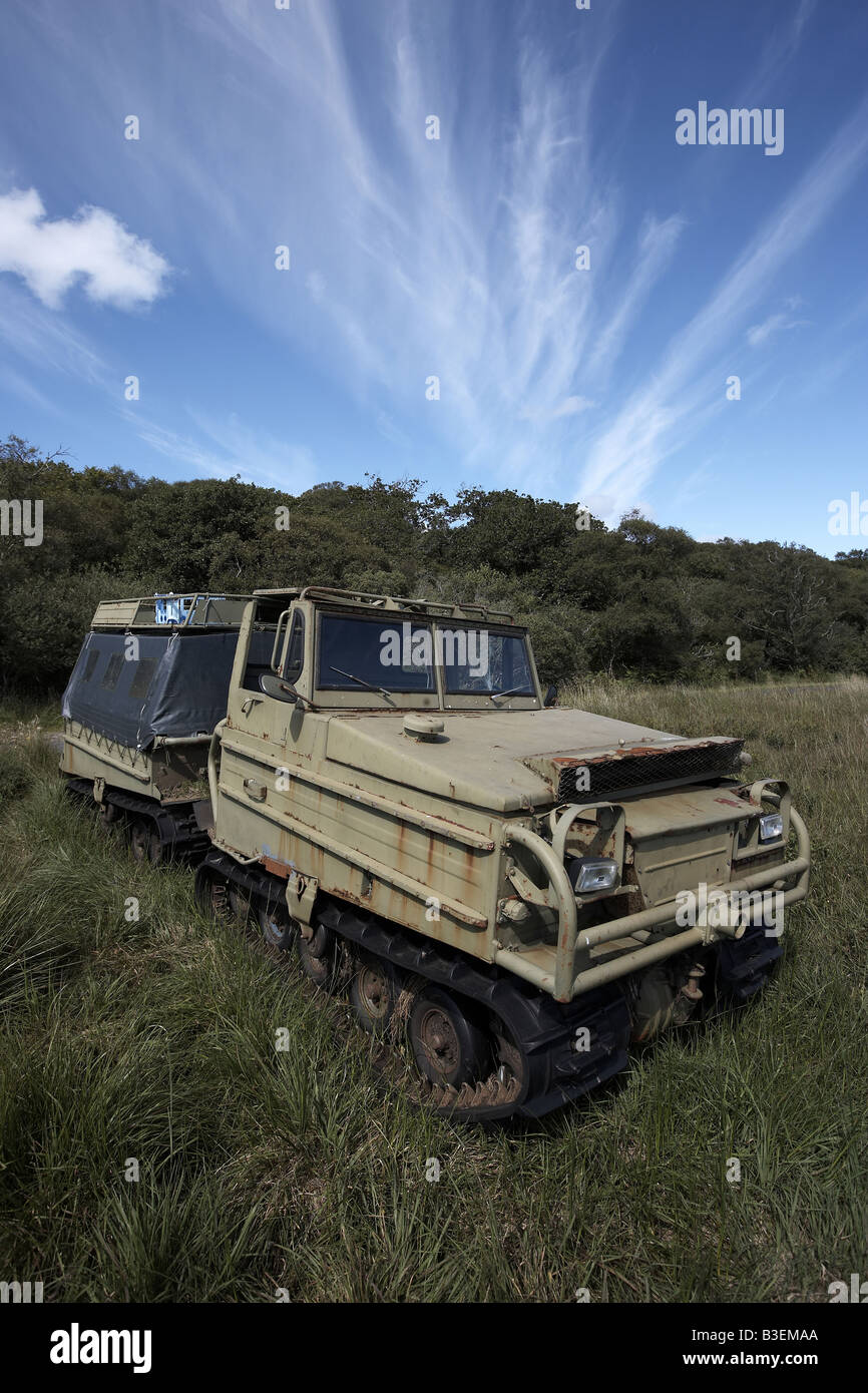 Soft track vehicle Islay Scotland UK Stock Photo - Alamy