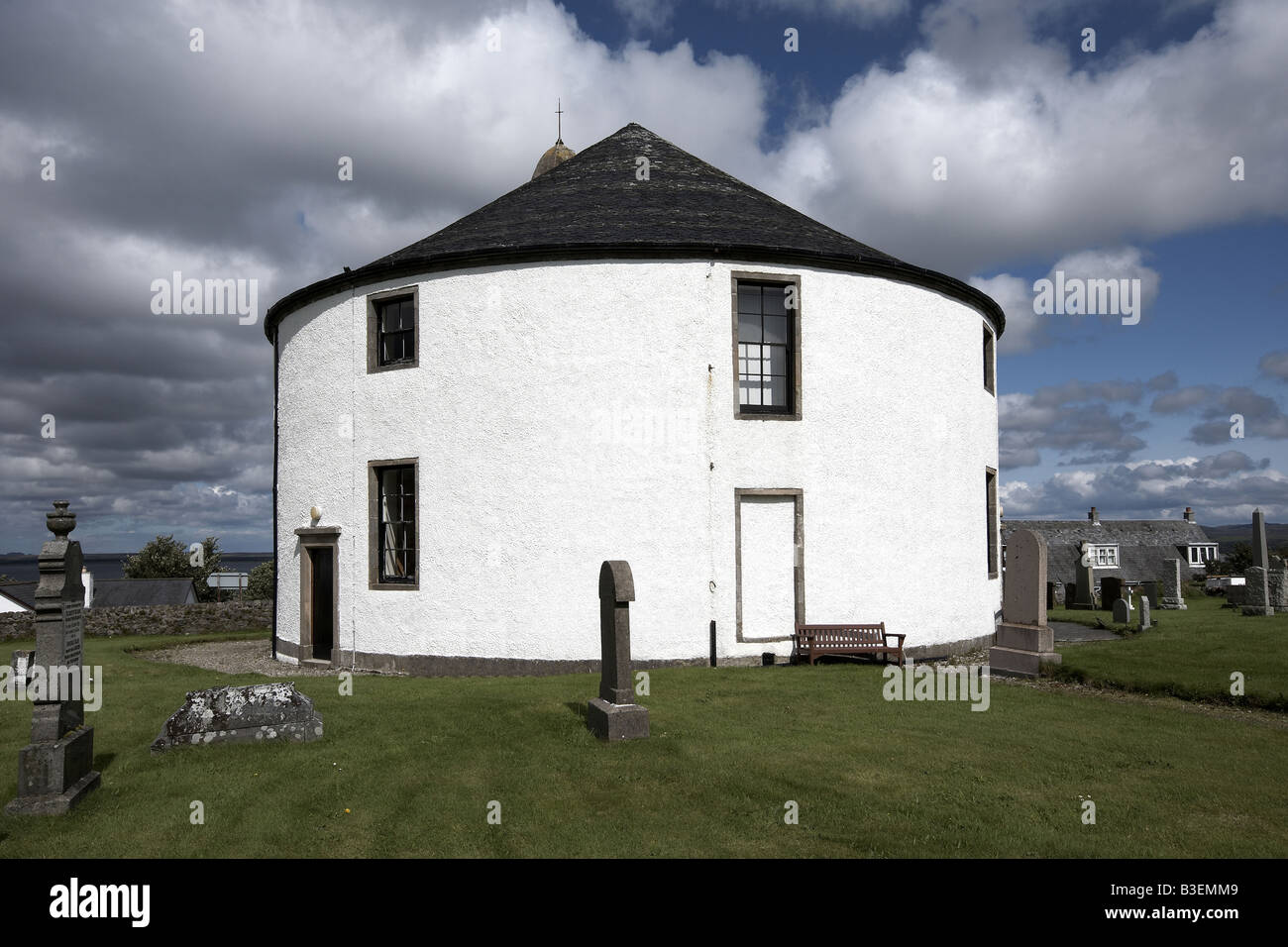 Round church bowmore islay hebrides hi-res stock photography and images ...