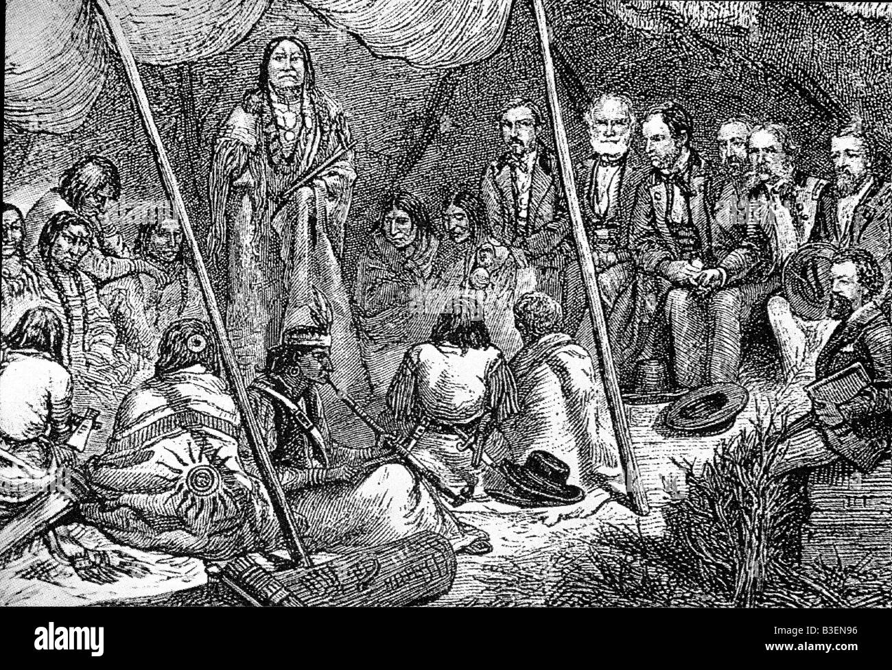 Delegation of native americans hi-res stock photography and images - Alamy