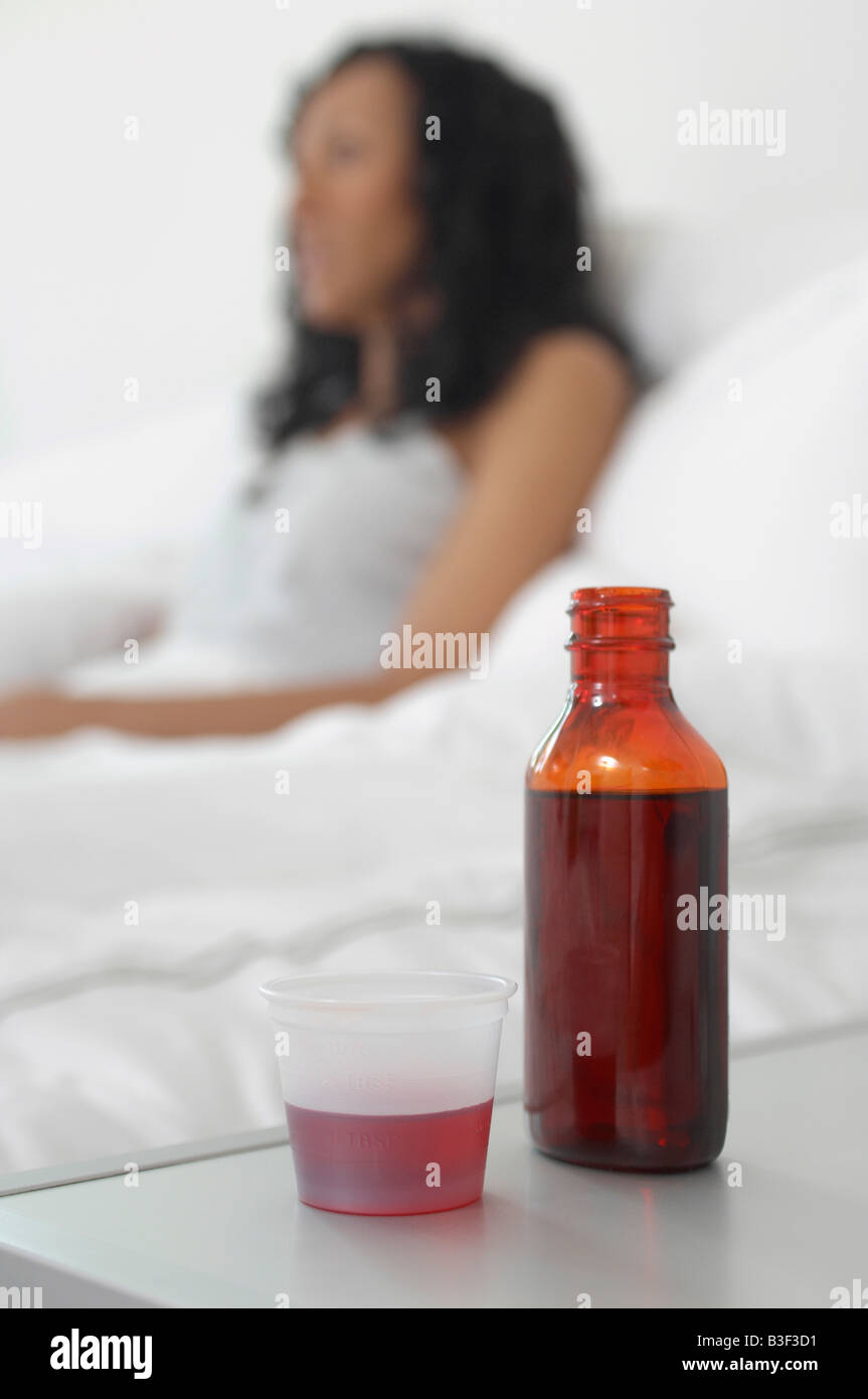 Medication on bedside table hi-res stock photography and images - Alamy