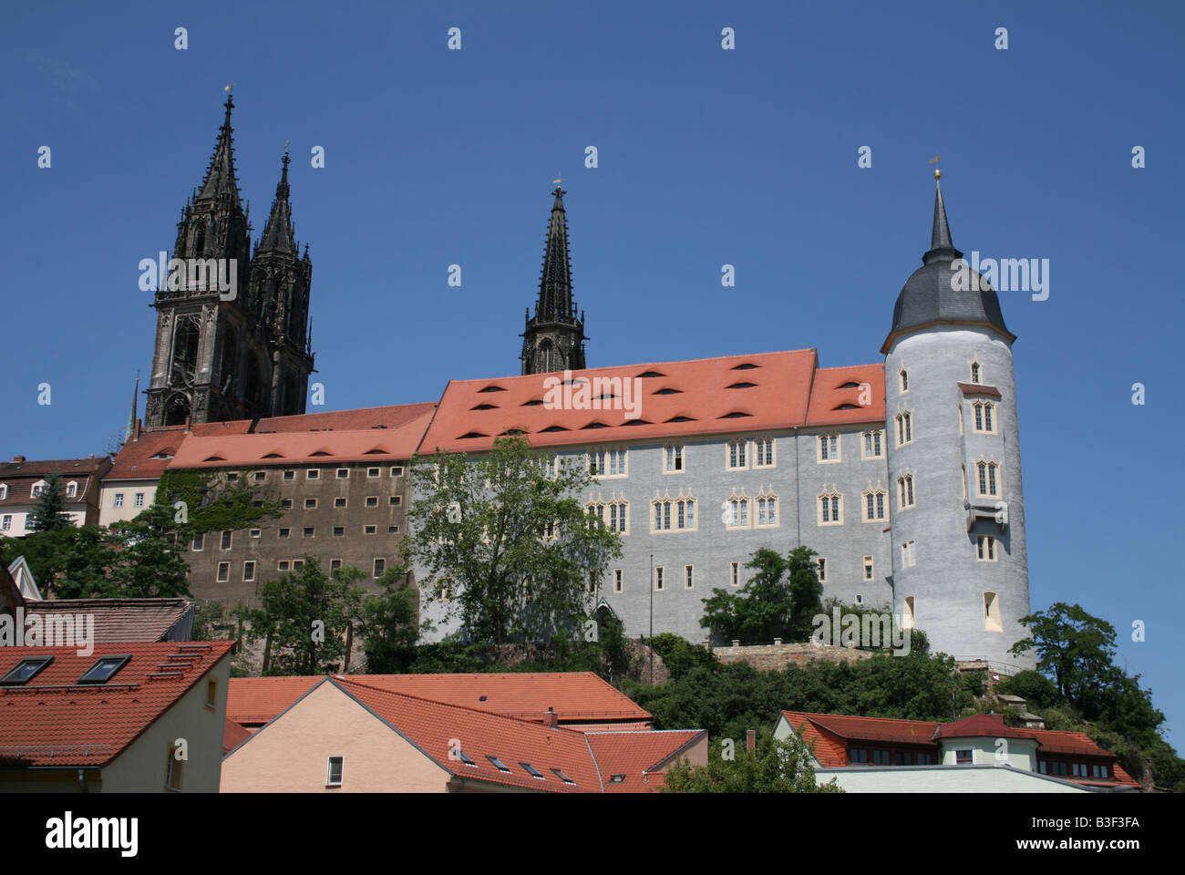Albrechtsburg Meissen Castle Saxony Germany June 2008 Stock Photo - Alamy
