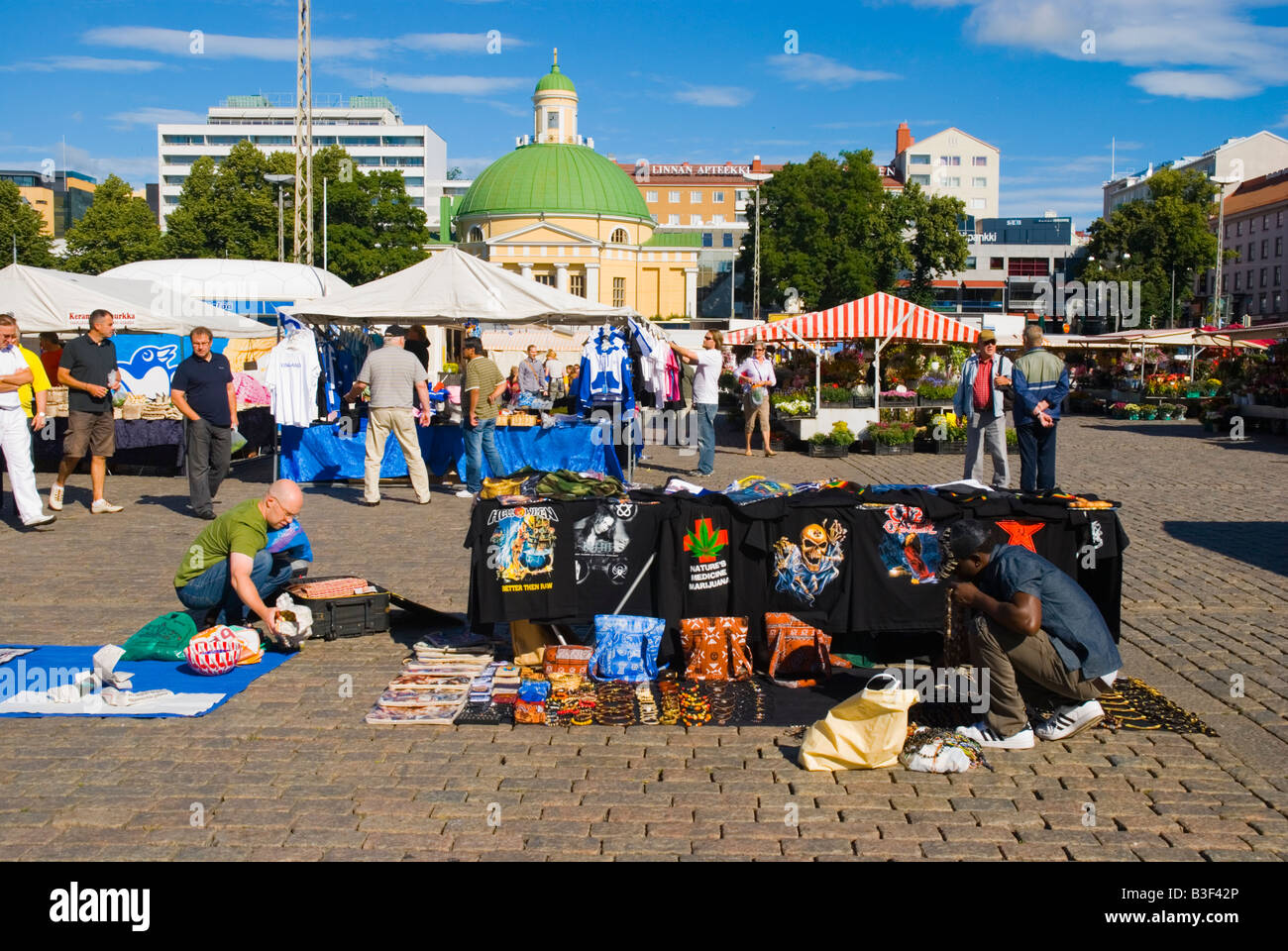 Turku market square Finland Europe Stock Photo - Alamy
