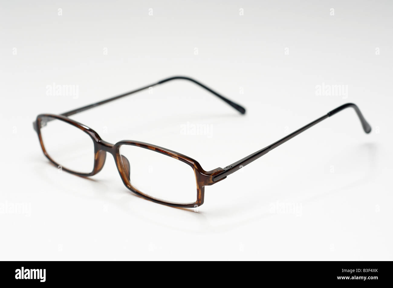 Spectacles on white background Stock Photo - Alamy