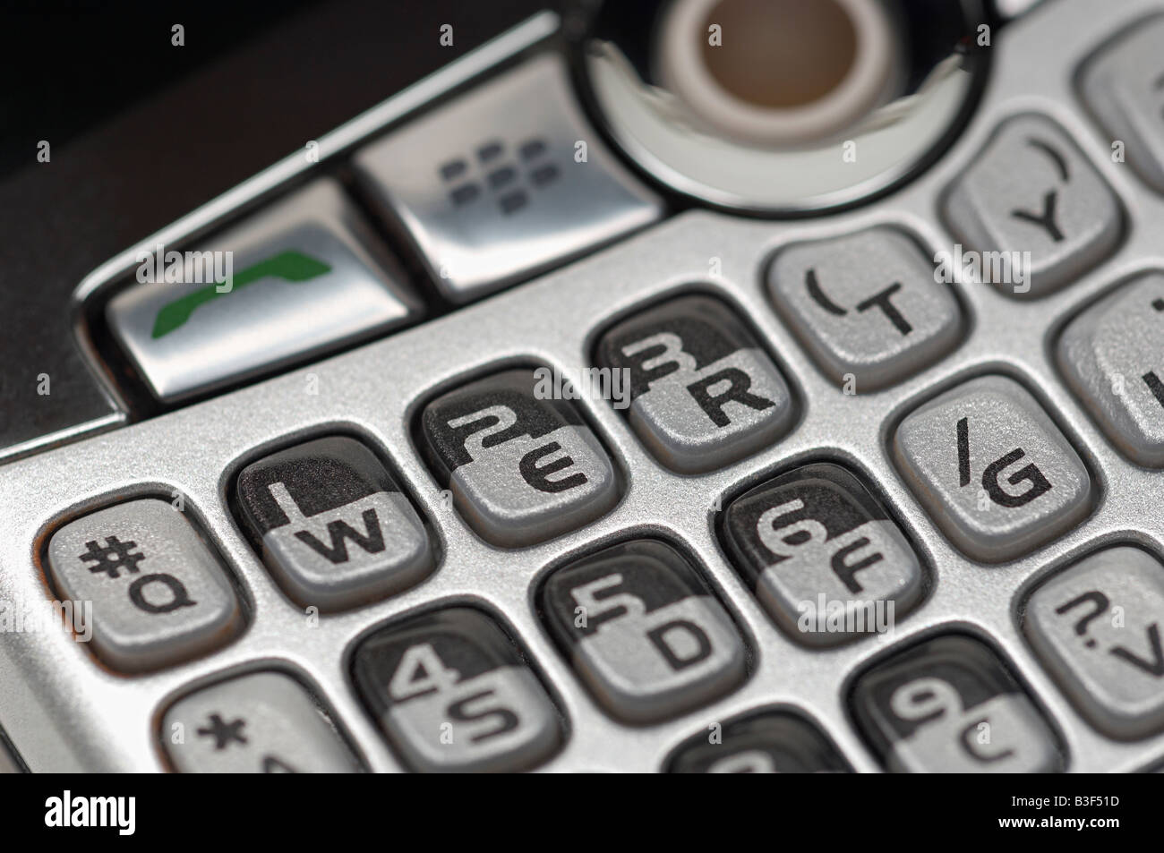 Keypad of PDA, close-up Stock Photo - Alamy