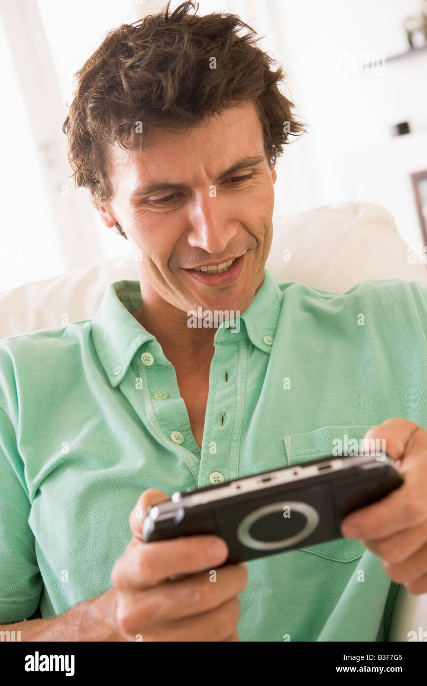 Handheld computer console hi-res stock photography and images - Alamy