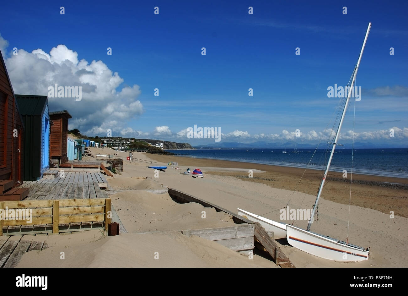 Abersoch Beach North Wales Stock Photo - Alamy