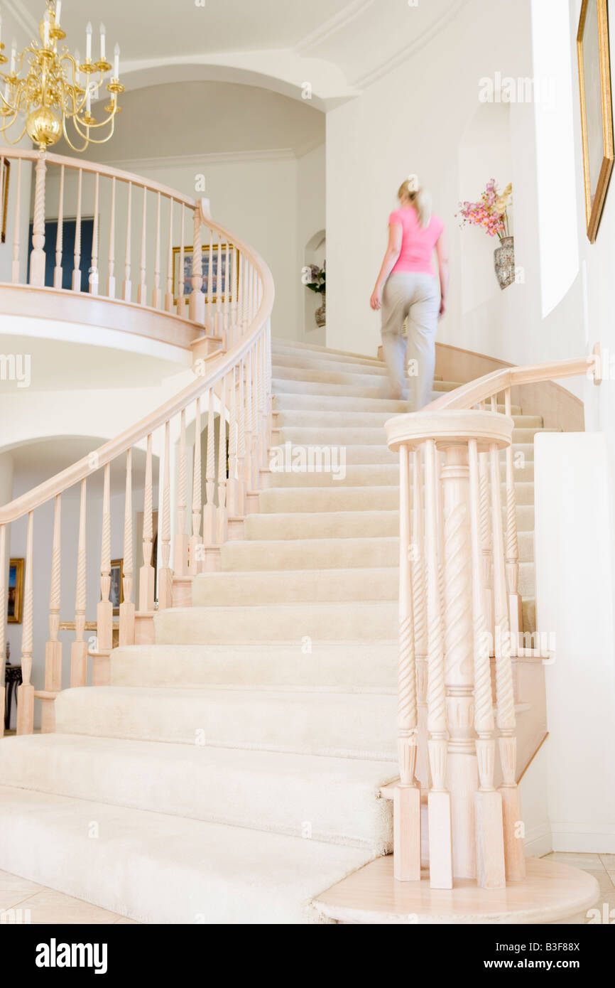Stairs Going Upstairs Staircase Going Upstairs Stock Image. Image Of