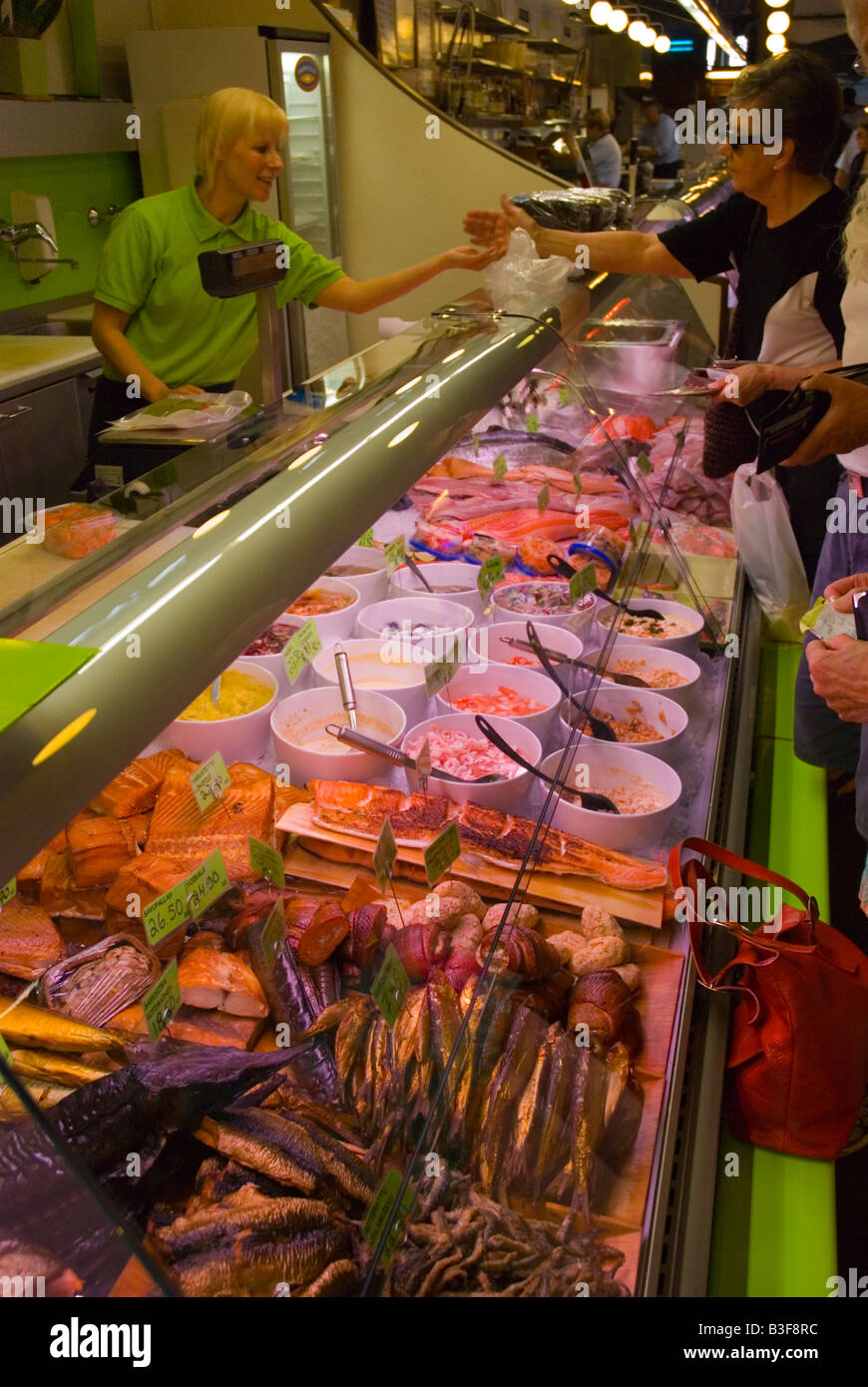 Turku indoor market hall in Turku Finland Europe Stock Photo - Alamy