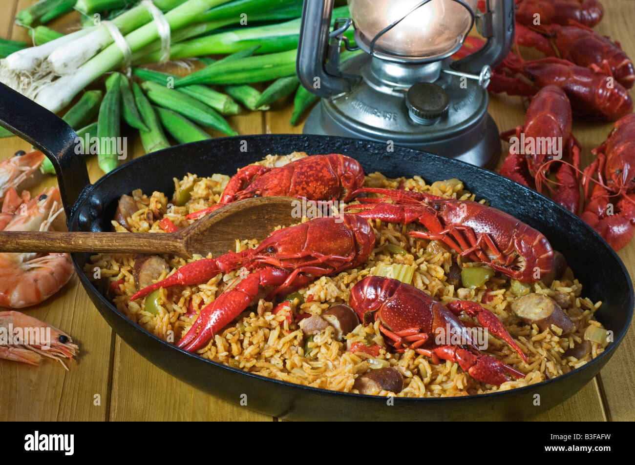 Jambalaya Food Louisiana USA Stock Photo - Alamy