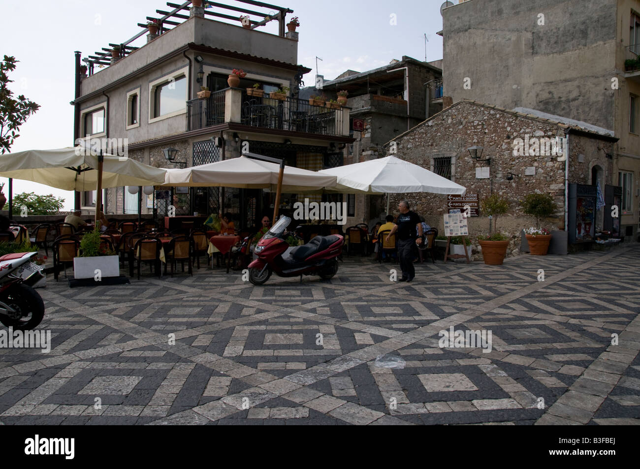 Castelmola, Above Taormina,Sicily, Italy Stock Photo - Alamy