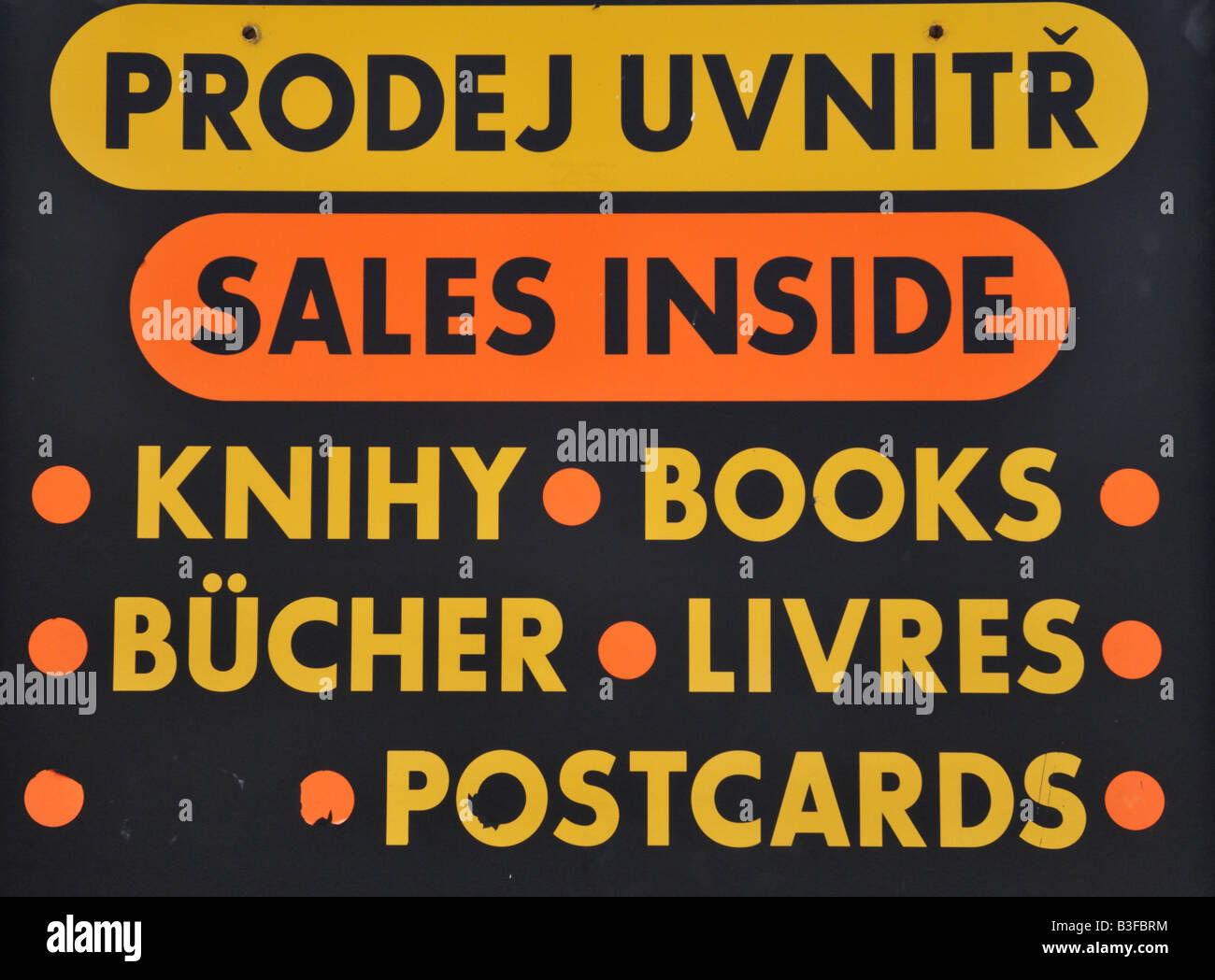 Different languages signs hi-res stock photography and images - Alamy