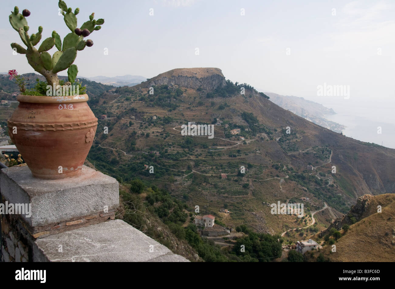 Castelmola, Above Taormina,Sicily, Italy Stock Photo - Alamy
