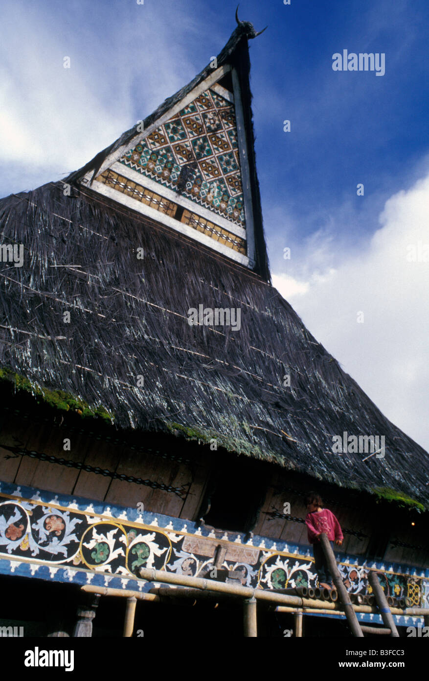 karo batak house rumah raja in lingga village sumatra indonesia Stock ...