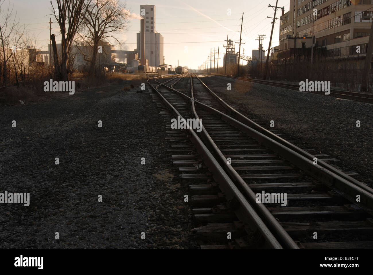 Railroad siding hi-res stock photography and images - Alamy