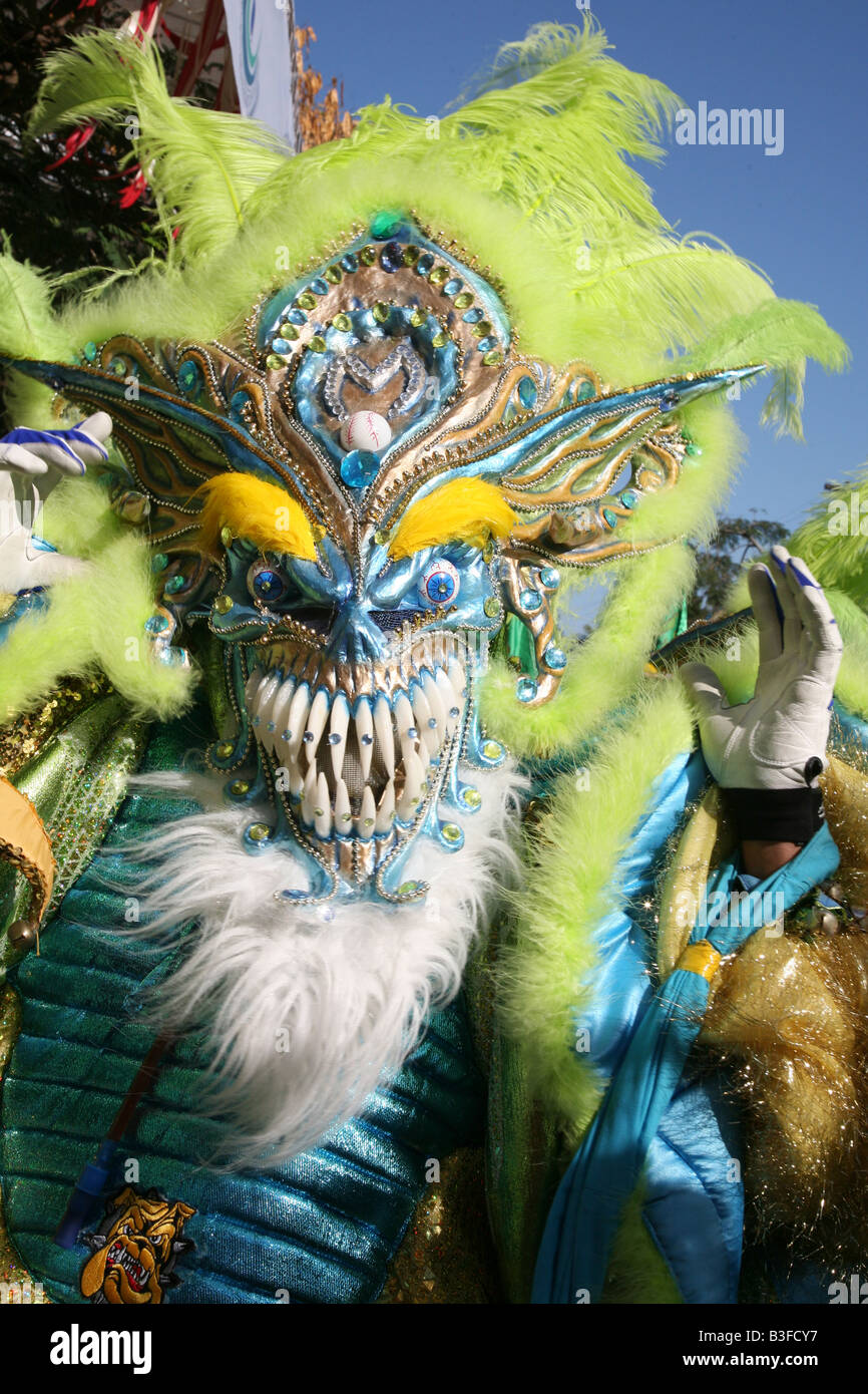 Carnival participant dressed up as Diablo Cojuelo performing during ...