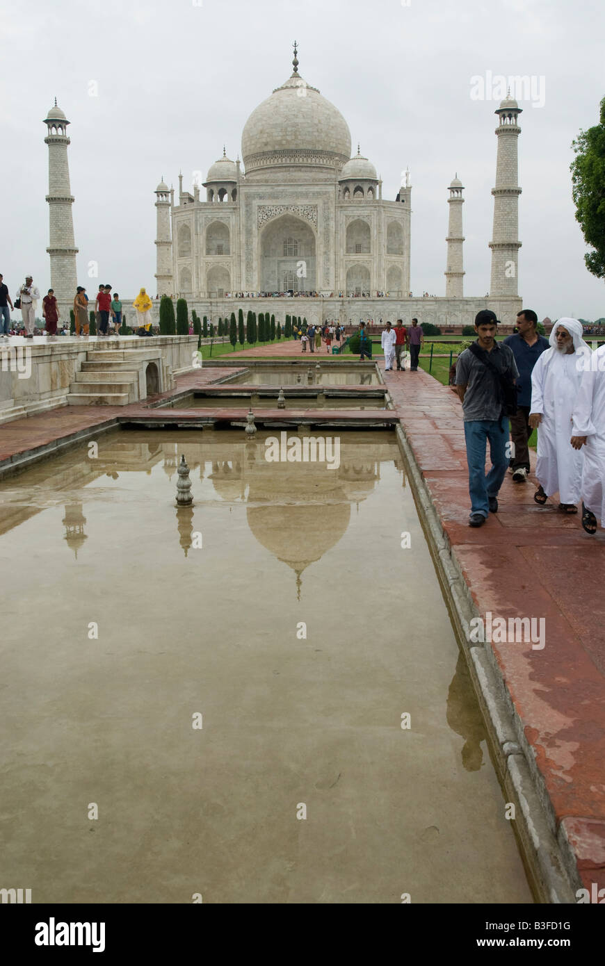 India Uttar Pradesh Agra The Taj Mahal landmark Stock Photo - Alamy