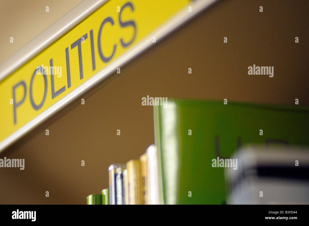 Royalty free photograph of politics political studies section in ...