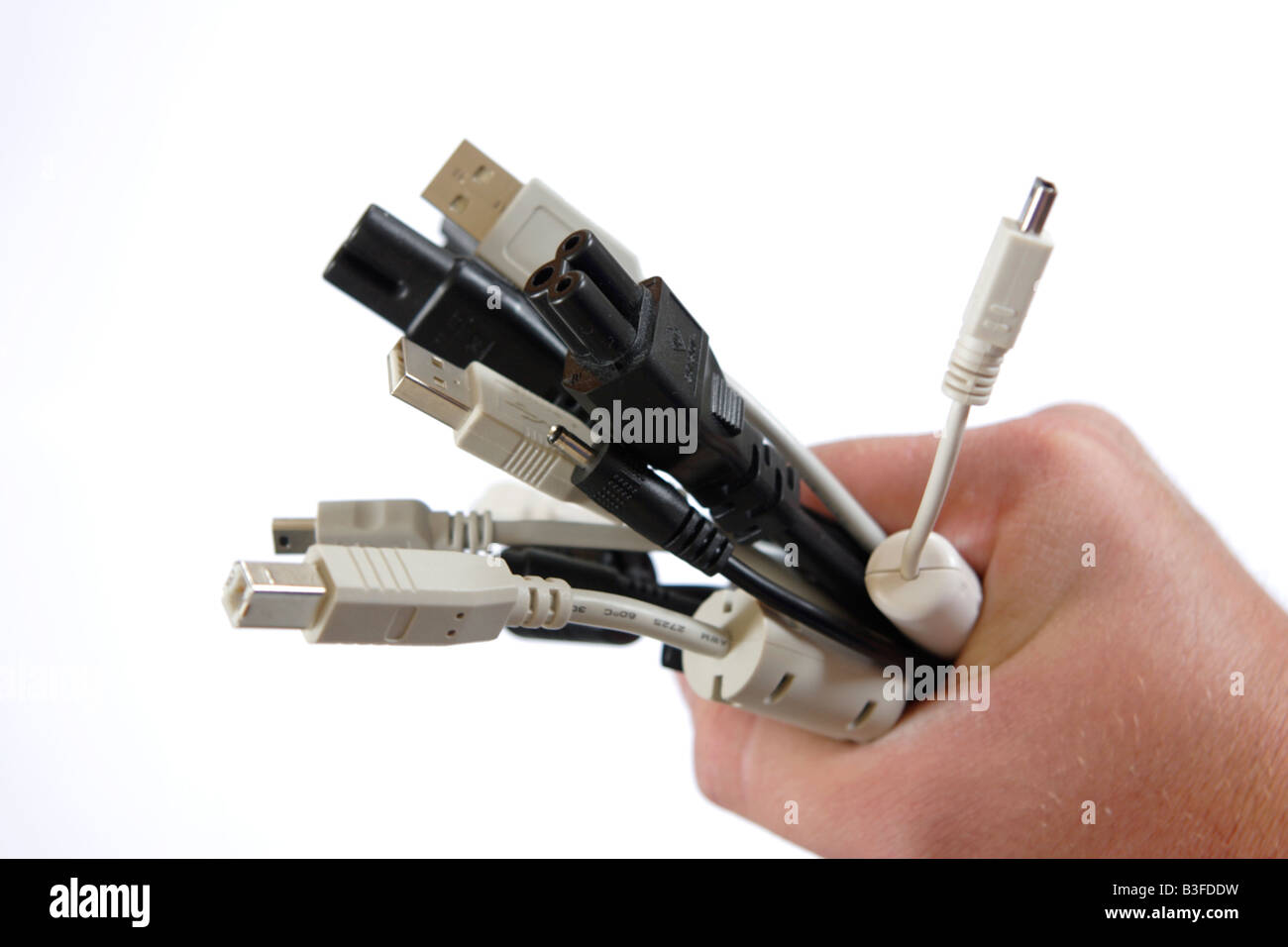 Hand holding electrical wires hi-res stock photography and images - Alamy