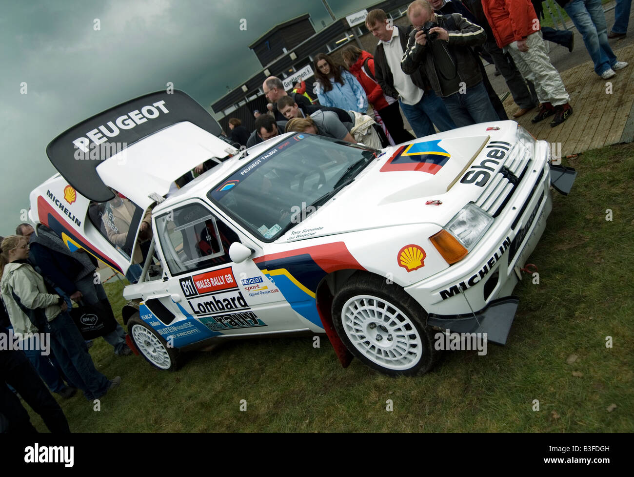 Peugeot T16 Rally car at a Historic Motorsport Show Stock Photo - Alamy
