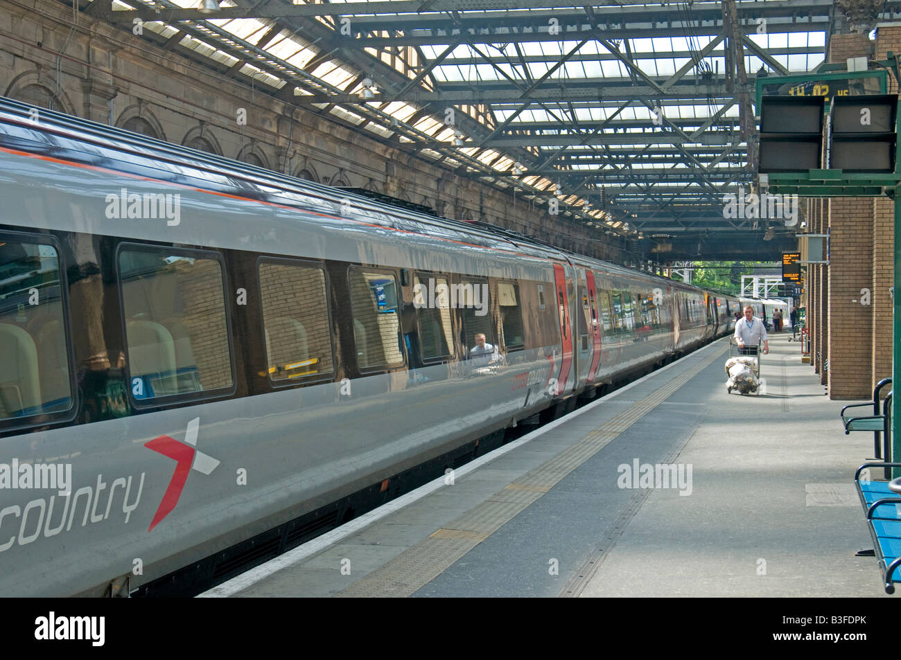 Network Rail Waverly Station Edinburgh City Princess Street Scotland ...