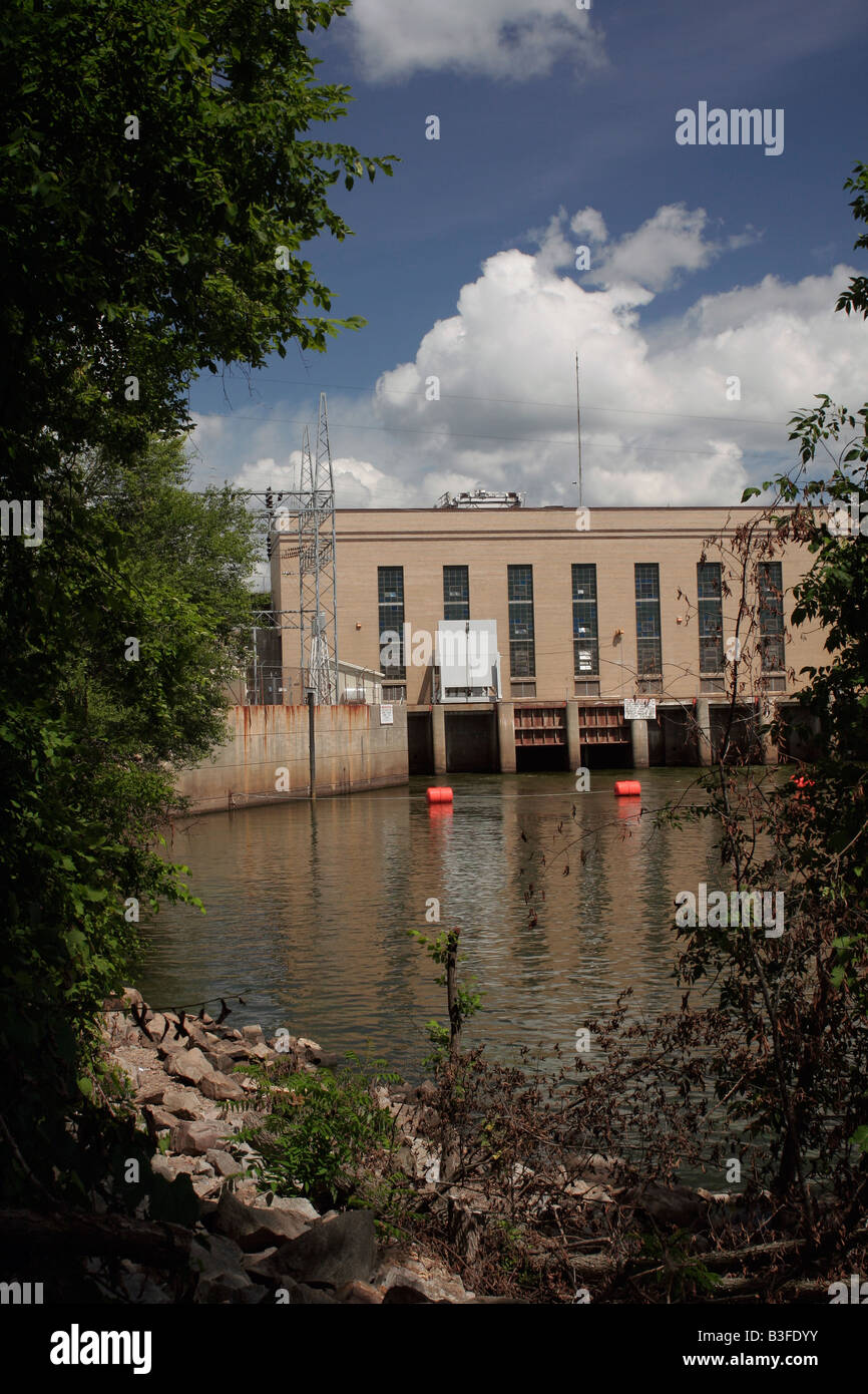 Petenwell hydroelectric dam Necedah Wisconsin Stock Photo - Alamy