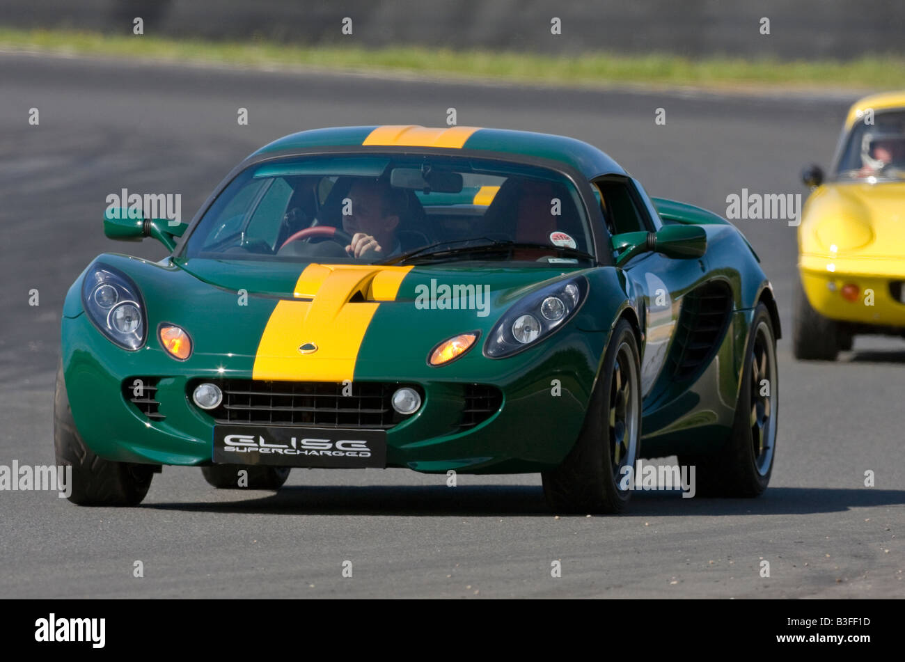 Supercharged Lotus Elise Classic Lotus car parade Knockhill Fife ...