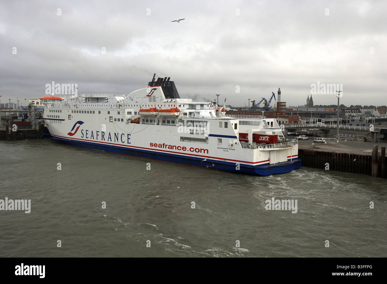 Ferries at the Port of Calais northern France Cross channel Stock Photo ...
