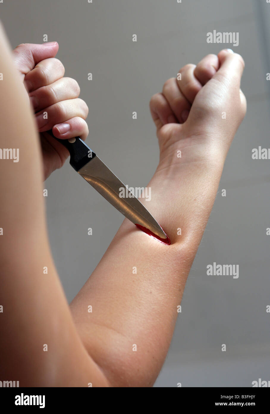 Cut Razor Girl Stock Photos & Cut Razor Girl Stock Images - Alamy