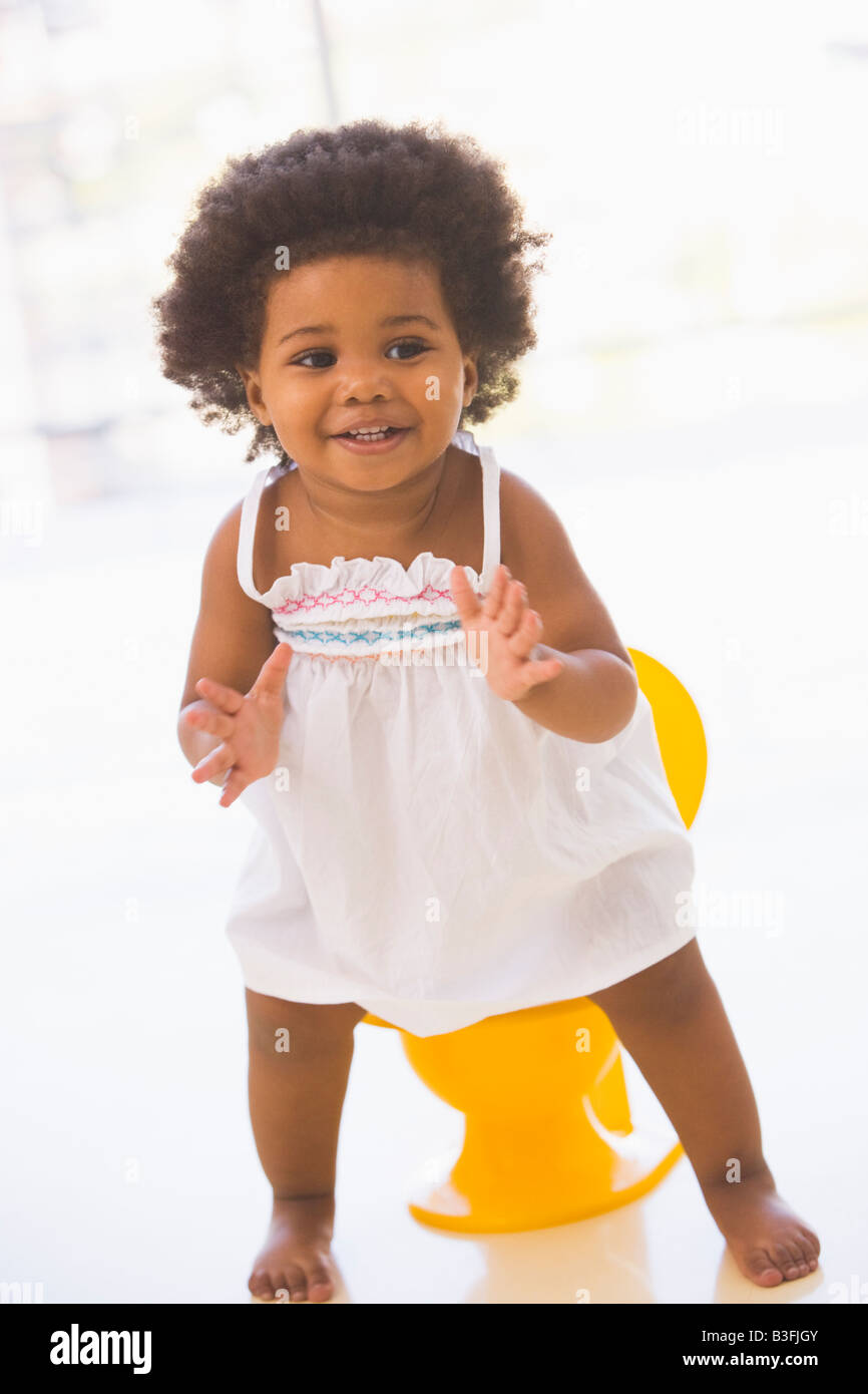 Year old girl potty training hi-res stock photography and images - Alamy