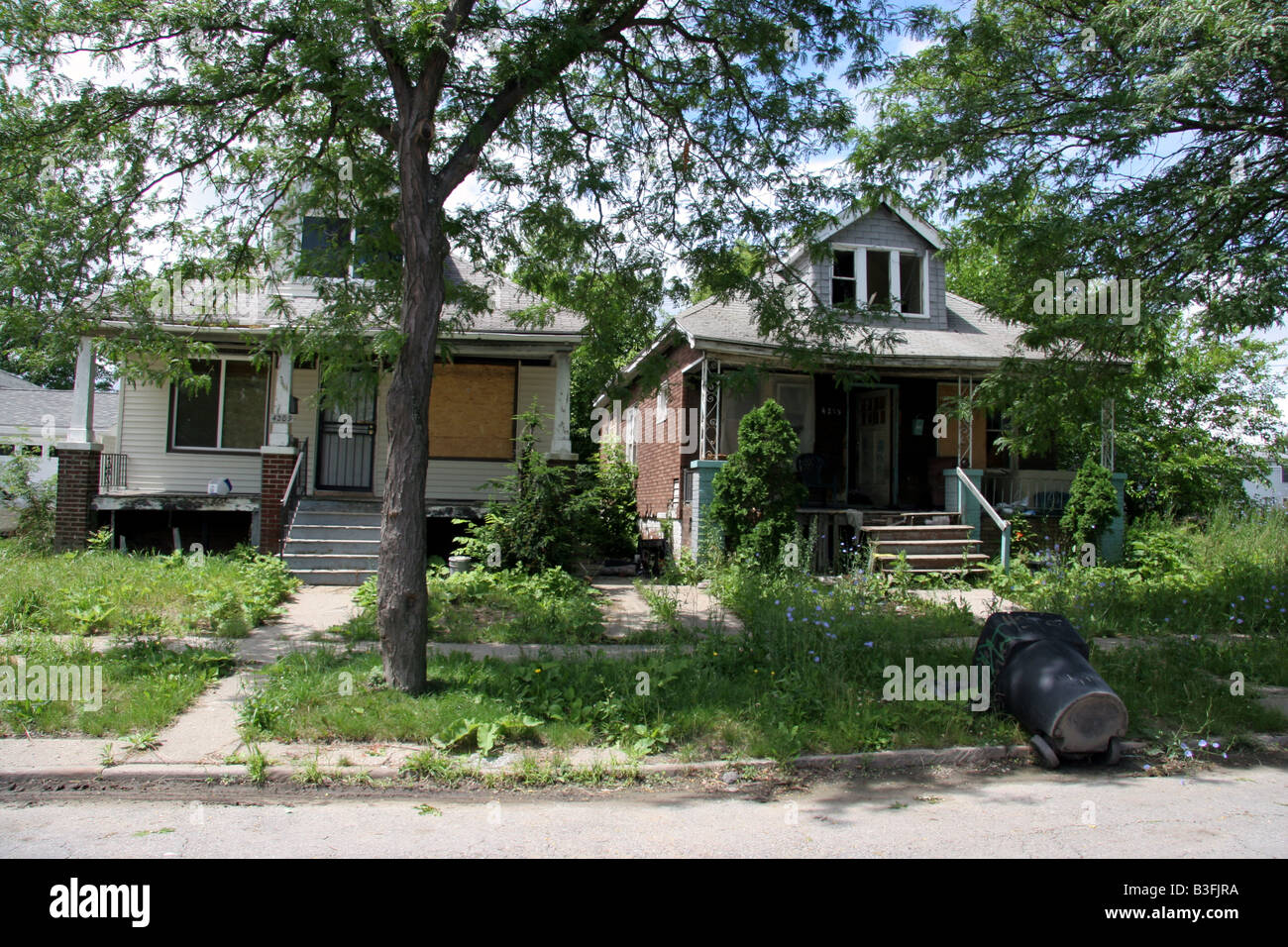 Abandoned house detroit city hi-res stock photography and images - Alamy