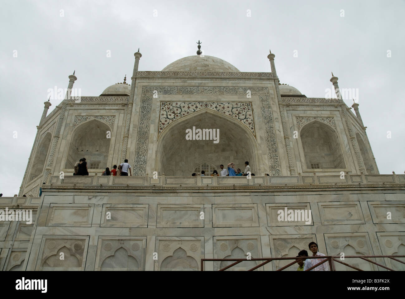 India Uttar Pradesh Agra The Taj Mahal landmark Stock Photo - Alamy